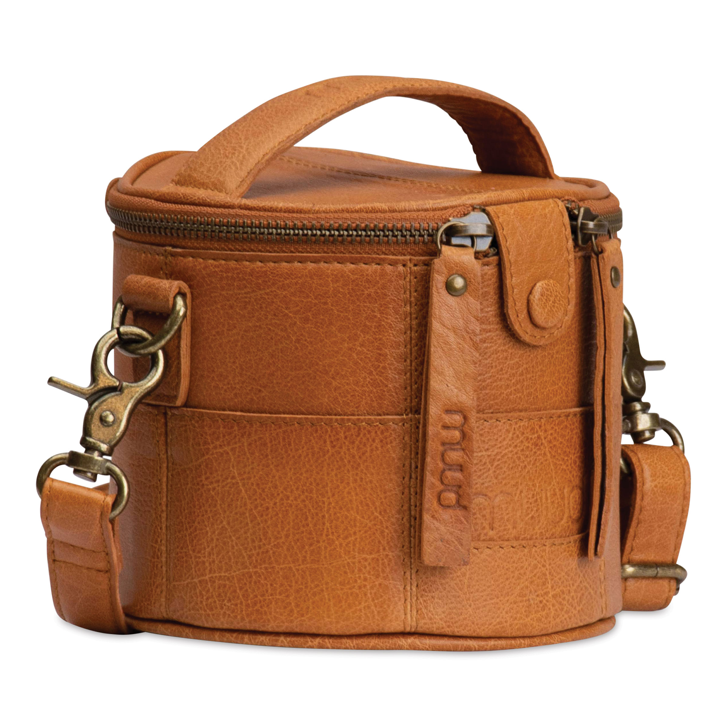 Muud Saturn Mini Leather Needlework Project Bag - Brown | BLICK Art ...