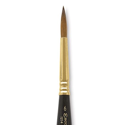 Escoda Reserva Kolinsky-Tajmyr Sable Brush - Pocket Round, Short Handle ...