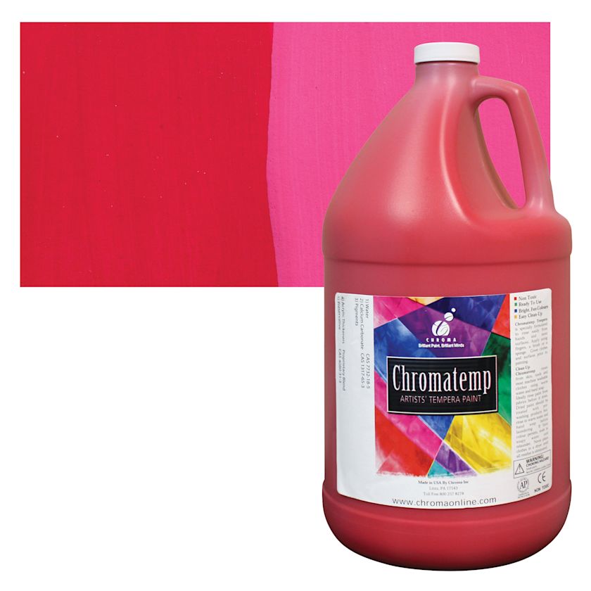 Chroma Chromatemp Artists' Tempera Paint - Red, 128 oz | BLICK Art ...
