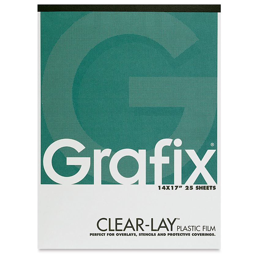 Grafix Clear-Lay Plastic Film Pads | BLICK Art Materials