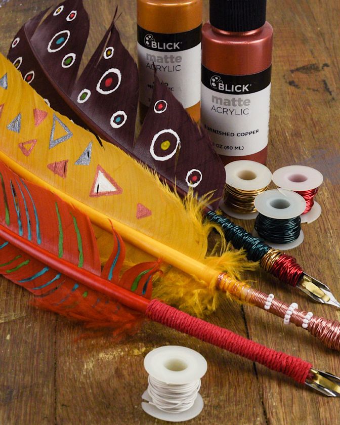 Creative Quill Pens - Project Ideas | BLICK Art Materials