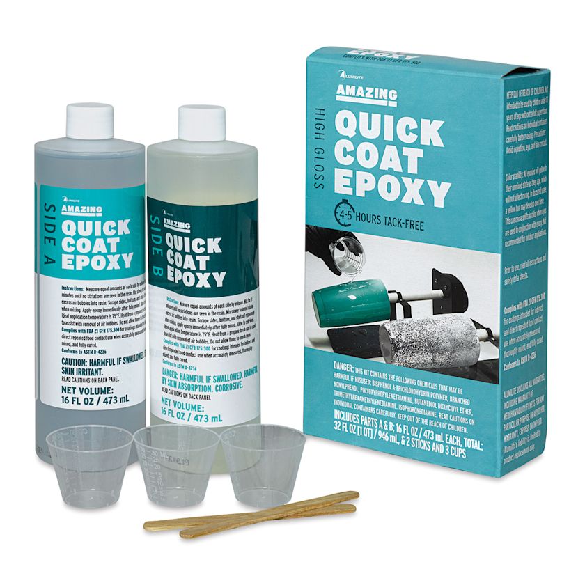 Alumilite Amazing Quick Coat Epoxy - 32 oz, Bottle | BLICK Art Materials