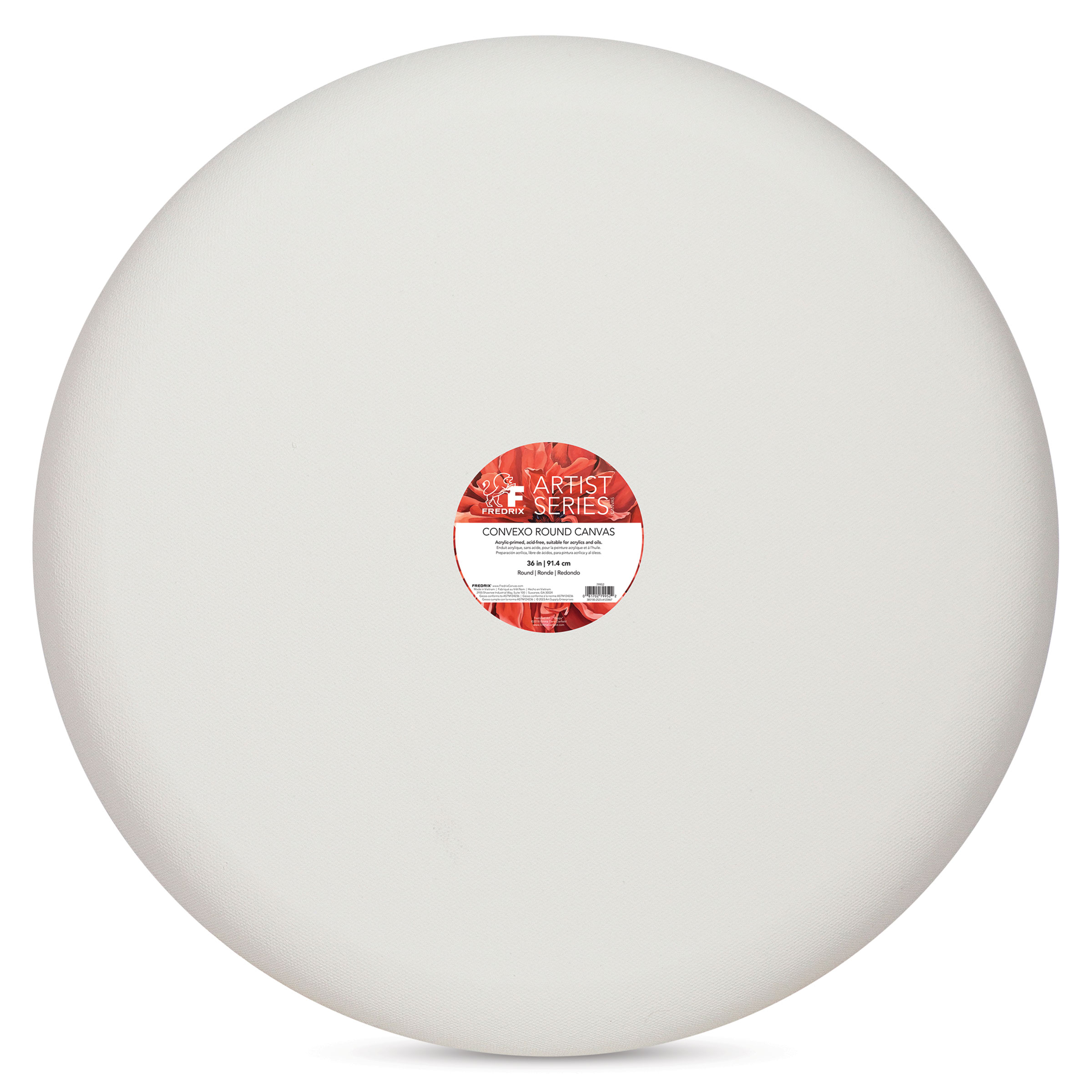 Fredrix Convexo Canvas - 36", Round | BLICK Art Materials