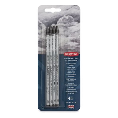Derwent Graphitone Water-Soluble Pencil Set - Set of 4 | BLICK Art ...