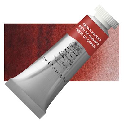 Winsor & Newton Professional Watercolor - Brown Madder, 14 ml tube | BLICK Art Materials