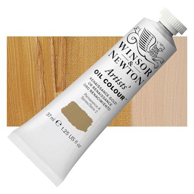 Winsor & Newton Artists' Oil Color - Renaissance Gold, 37 ml tube ...