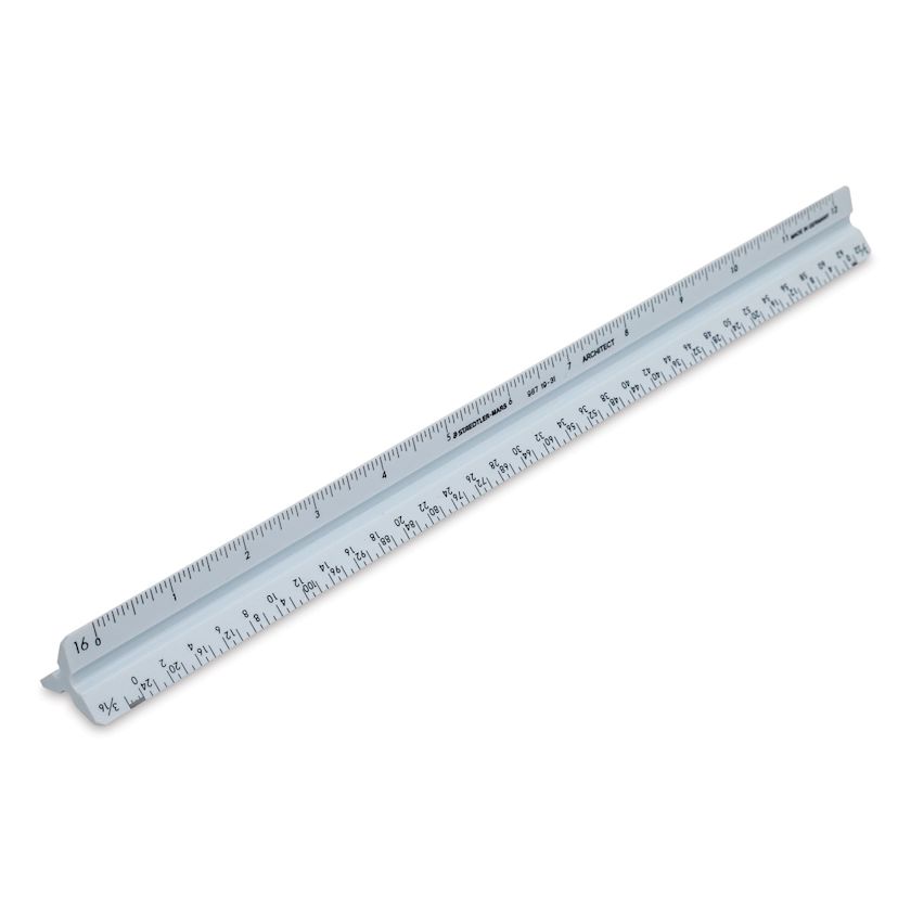 Staedtler Triangular Scale - 12", Architect | BLICK Art Materials