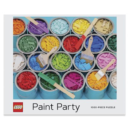 LEGO Paint Party 1,000 Piece Puzzle | BLICK Art Materials