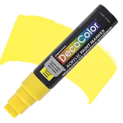 Decocolor Acrylic Jumbo Paint Marker - Yellow | BLICK Art Materials