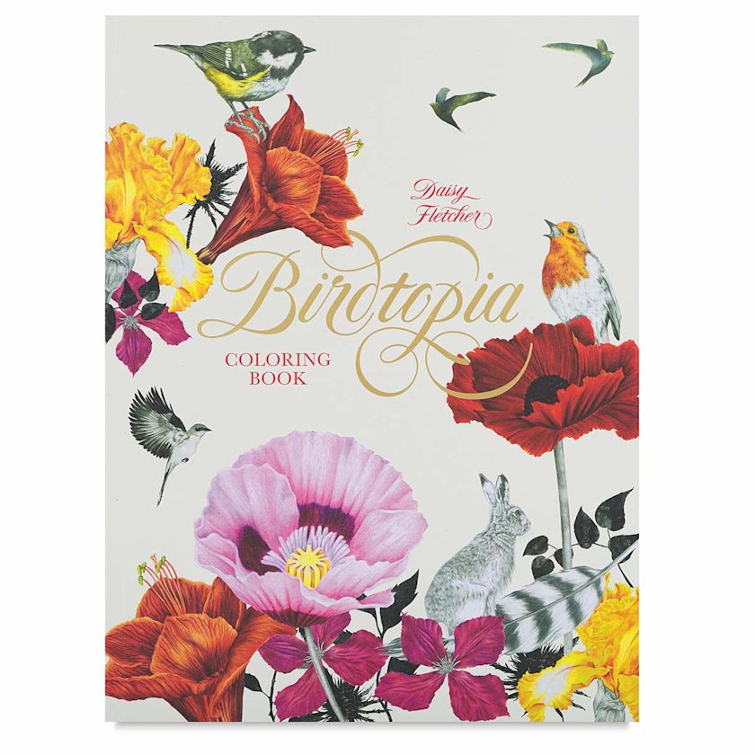 Birdtopia Coloring Book | BLICK Art Materials