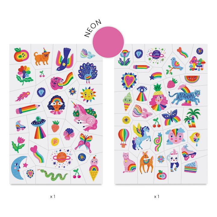 Djeco Temporary Tattoos - Rainbow | BLICK Art Materials