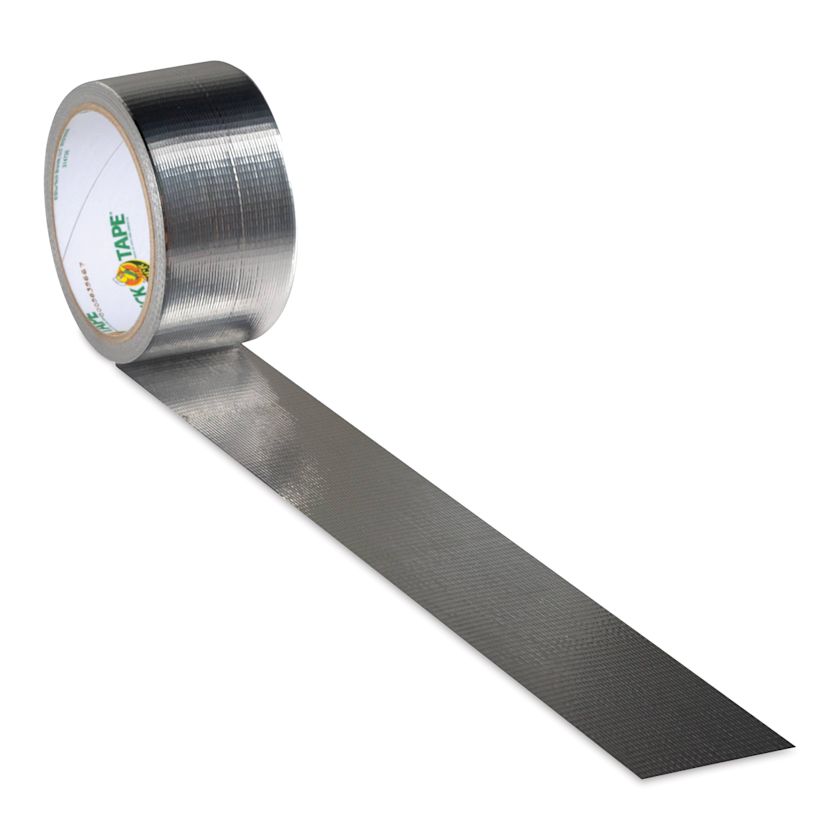 ShurTech Color Duck Tape - 1.88" x 10 yds, Chrome | BLICK Art Materials
