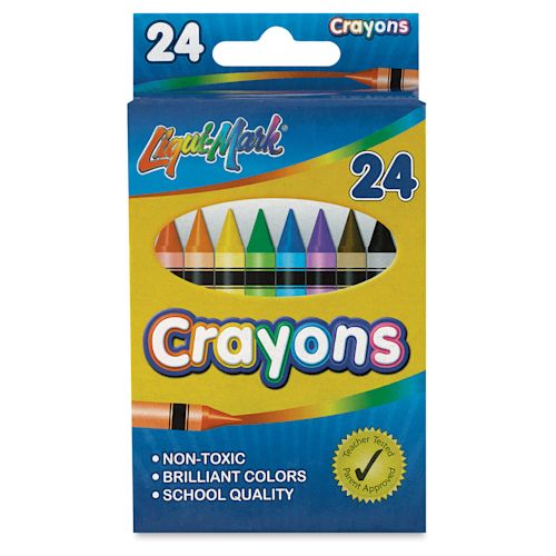 Liqui-Mark Crayons - Assorted Colors, Set of 24 | BLICK Art Materials