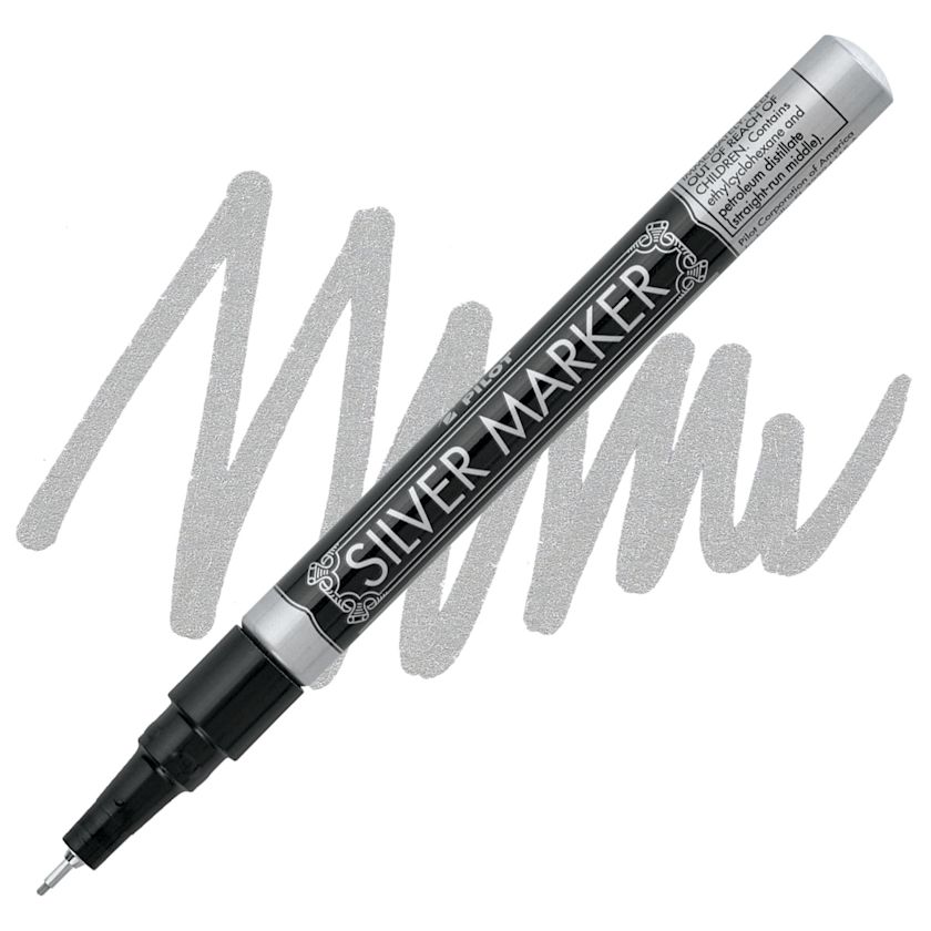Pilot Silver Marker - Silver, Extra Fine Point | BLICK Art Materials