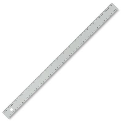 Alumicolor Non-Slip Straight Edge Ruler - 18" | BLICK Art Materials