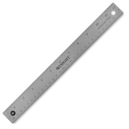 Westcott Flexible Stainless Steel Ruler - 12", Flexible | BLICK Art ...