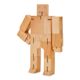 Areaware Cubebot Classic Wooden Figure - Natural | BLICK Art Materials