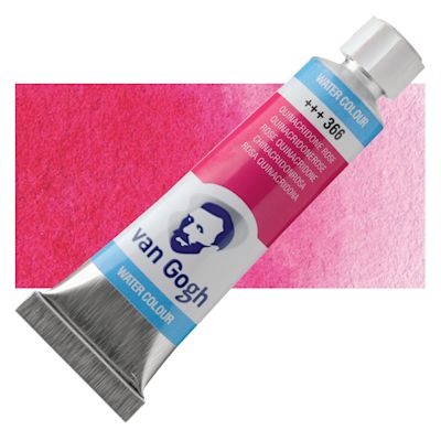 Van Gogh Watercolors - Quinacridone Rose, 10 ml tube | BLICK Art Materials