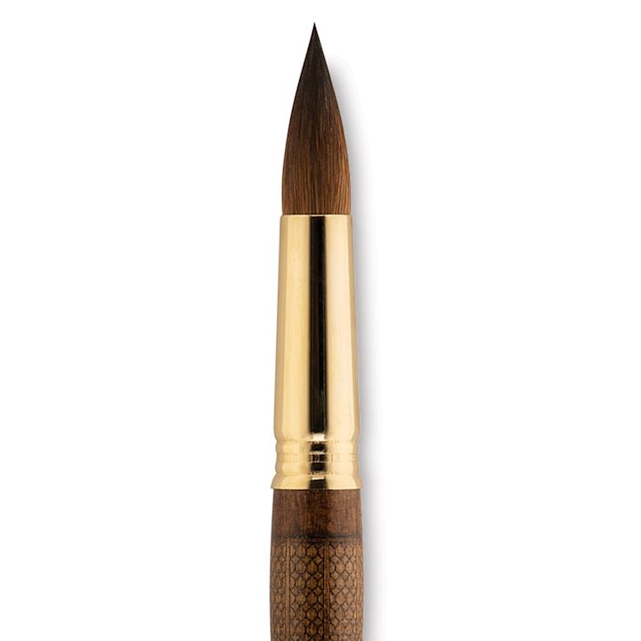 Escoda Reserva Kolinsky-Tajmyr Sable Brush - Pointed Round, Short ...
