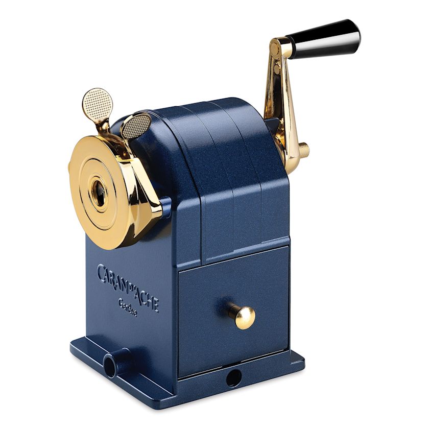 Caran d'Ache Cosmic Blue Pencil Sharpening Machine | BLICK Art Materials