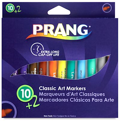 Prang Washable Marker Set - Assorted Colors, Set of 12 | BLICK Art ...