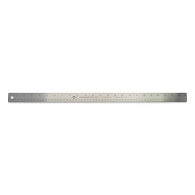 Alvin Stainless Steel Ruler - 24", Non-Skid | BLICK Art Materials