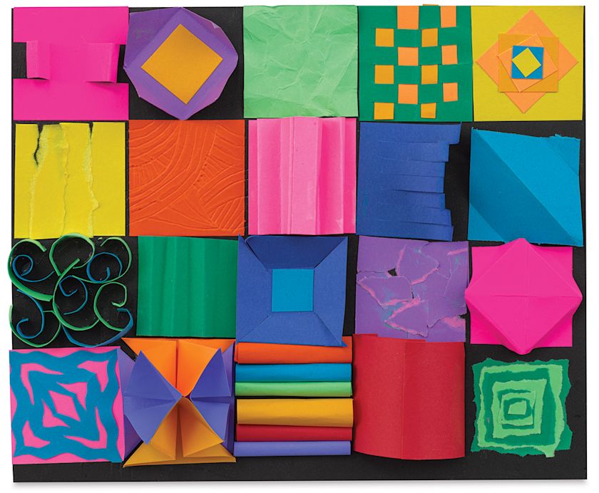 The Paper Square Challenge - Lesson Plans | BLICK Art Materials
