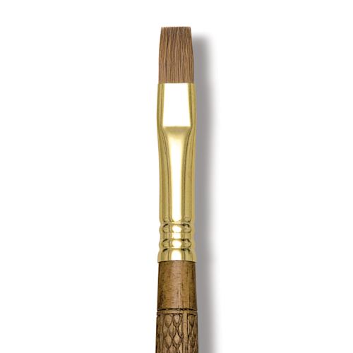 Escoda Reserva Kolinsky-Tajmyr Sable Brush - Bright, Long Handle, Size ...