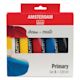 Amsterdam Standard Series Acrylics - Set of 5, Primary Colors, 120 ml ...