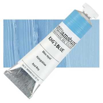 Williamsburg Handmade Oil Paints - Kings Blue, 37 ml tube | BLICK Art ...