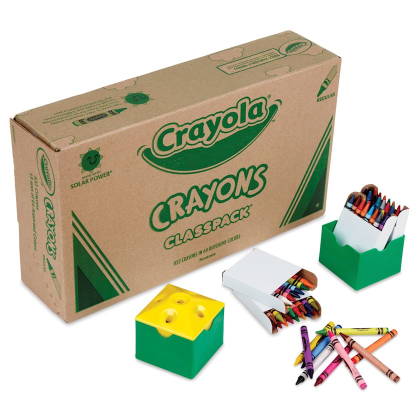 Crayola Crayons - Classpack, Pkg of 832, 64 Colors | BLICK Art Materials