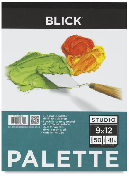 Blick Palette Paper Pad - 9" x 12", 50 Sheets | BLICK Art Materials