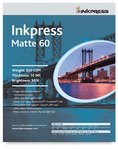 Inkpress Matte 60 Inkjet Papers | BLICK Art Materials