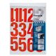 Chartpak Vinyl Numbers | BLICK Art Materials
