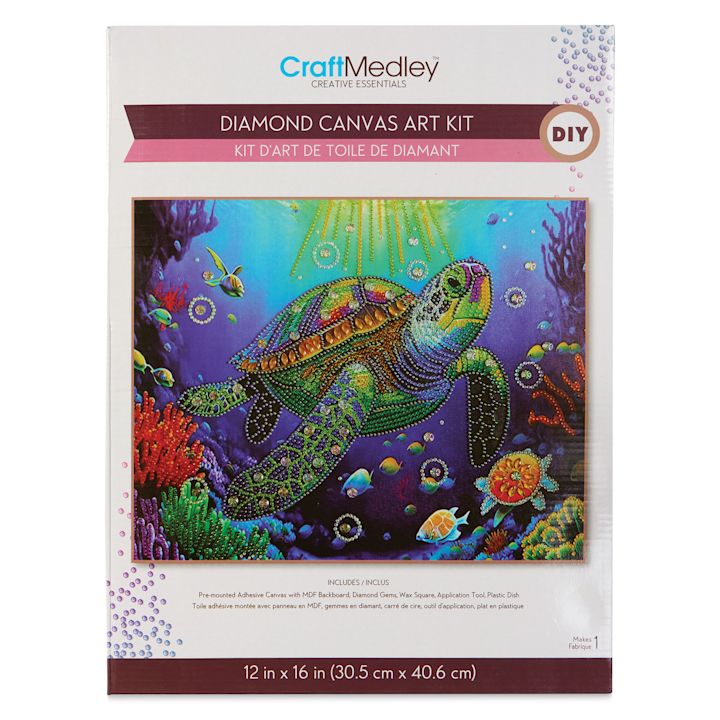 Craft Medley Diamond Painting Canvas Art Kits | BLICK Art Materials
