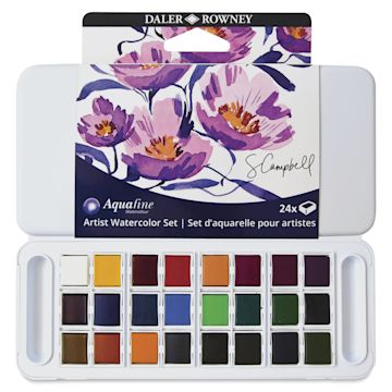 Daler-Rowney Aquafine Watercolor Half Pan Set - Shayda Campbell, Set of ...