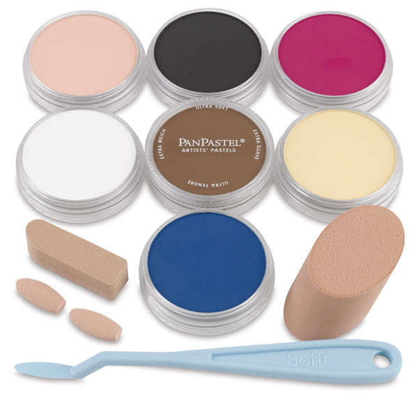 PanPastel Artists’ Painting Pastels Set - Portrait Colors, Set of 7 ...