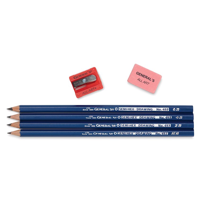 General's Semi-Hex Drawing Pencils | BLICK Art Materials