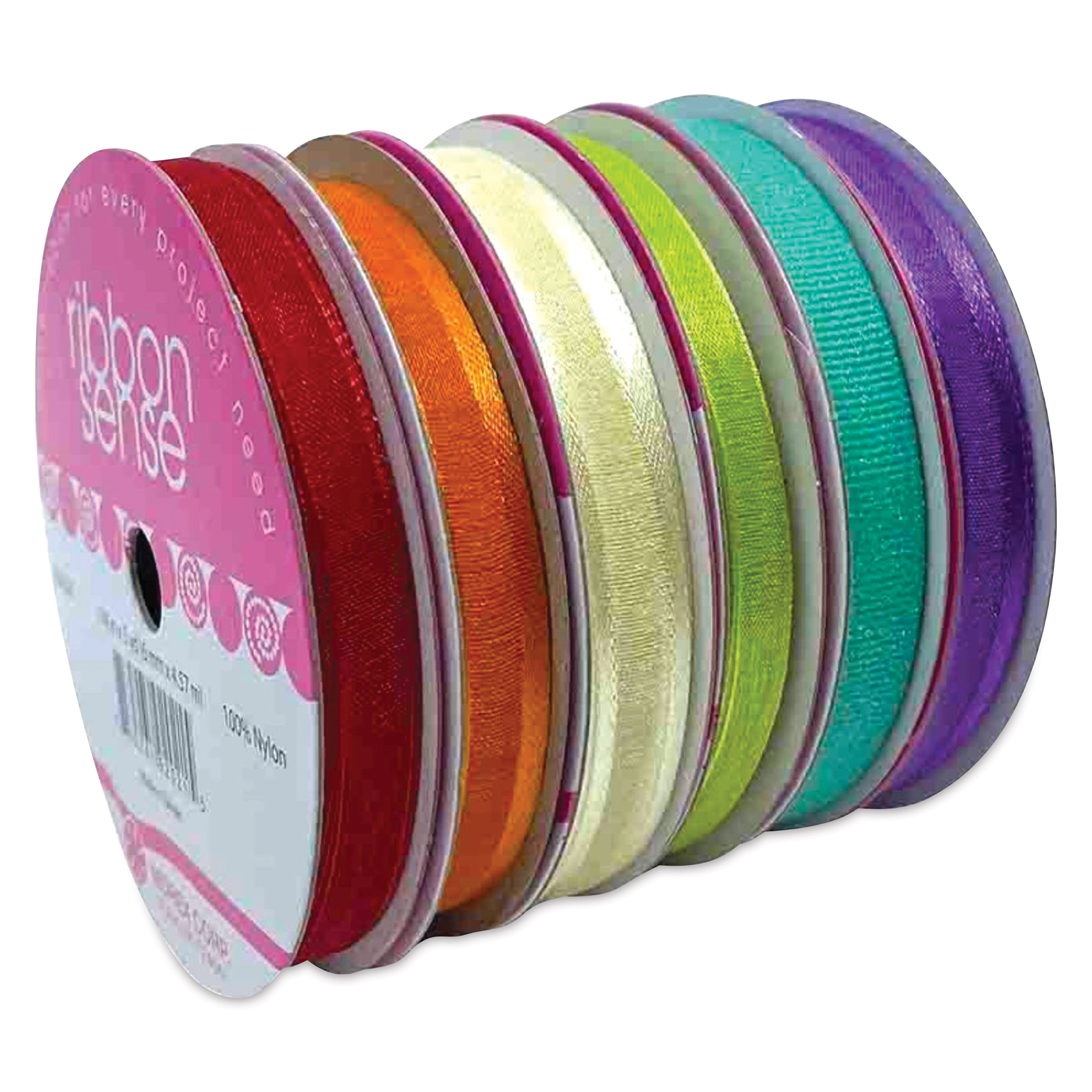 Morex Ribbon Assortments - Rainbow, Set of 6 Rolls, 45 yds | BLICK Art ...