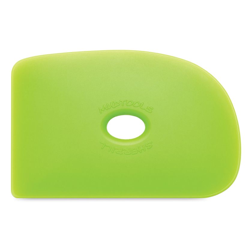 Mudtools Polymer Rib - Shape 2, Green/Medium | BLICK Art Materials