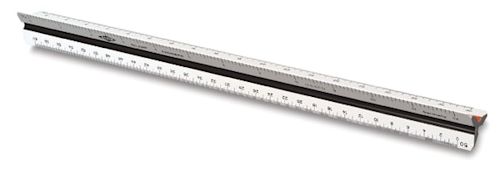 Alvin Professional Triangular Scale - , 12", White, Engineering | BLICK ...