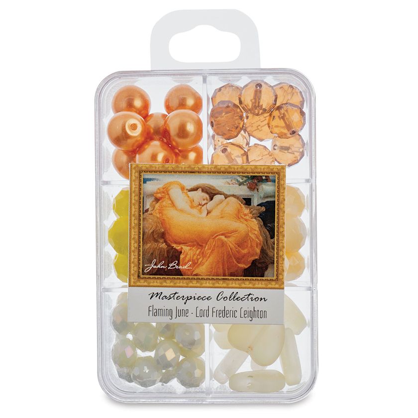 John Bead Masterpiece Collection Glass Bead Box - Flaming June/Lord ...