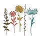Sizzix Thinlits Dies - Wildflower Stems #1 by Tim Holtz, Set of 5 | BLICK Art Materials