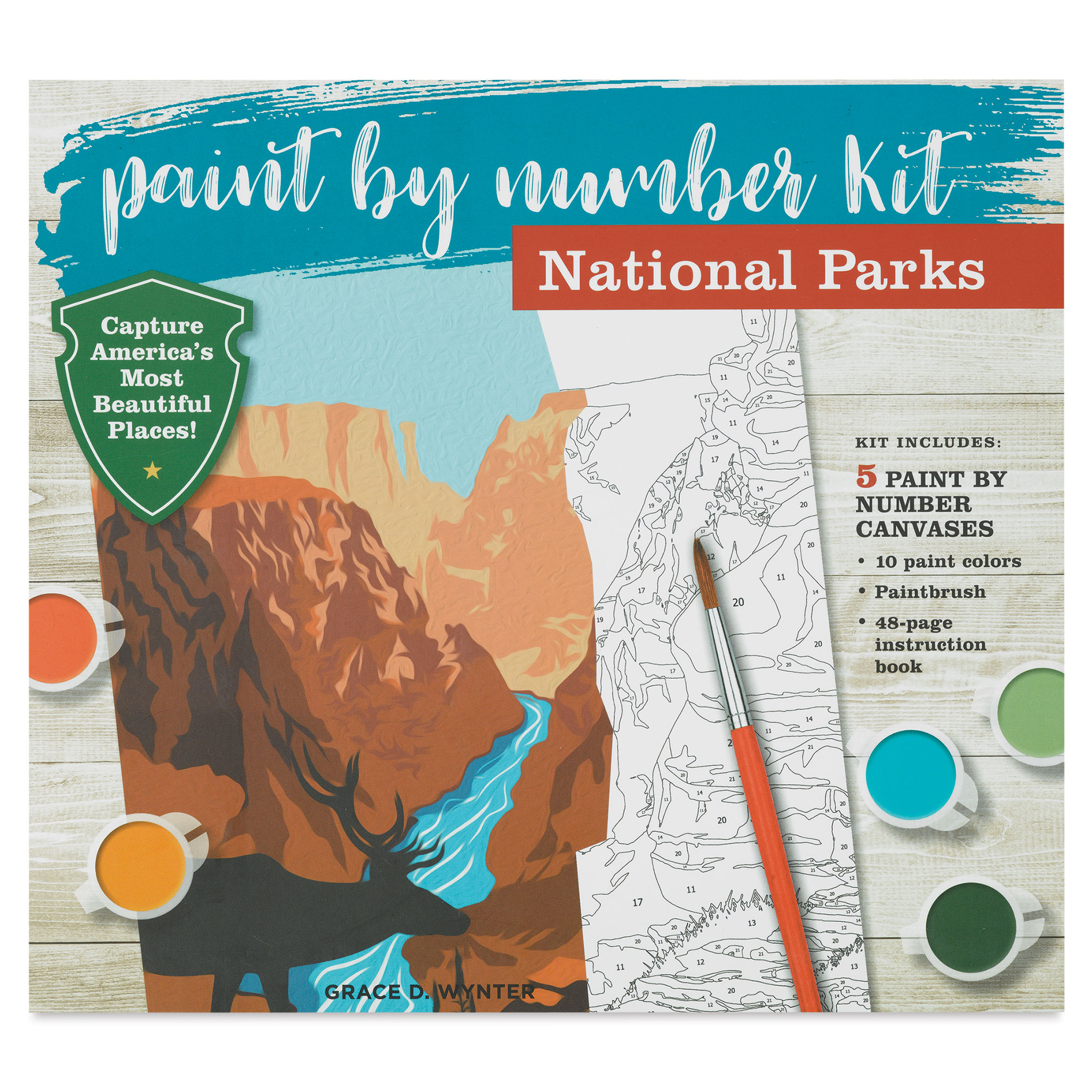 National Parks Paint By Number Kit | BLICK Art Materials