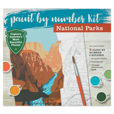 National Parks Paint By Number Kit | BLICK Art Materials