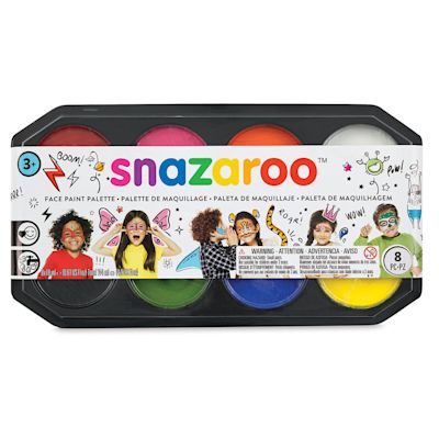 Snazaroo Face Paints - Face Paint Kit, Set of 8 | BLICK Art Materials