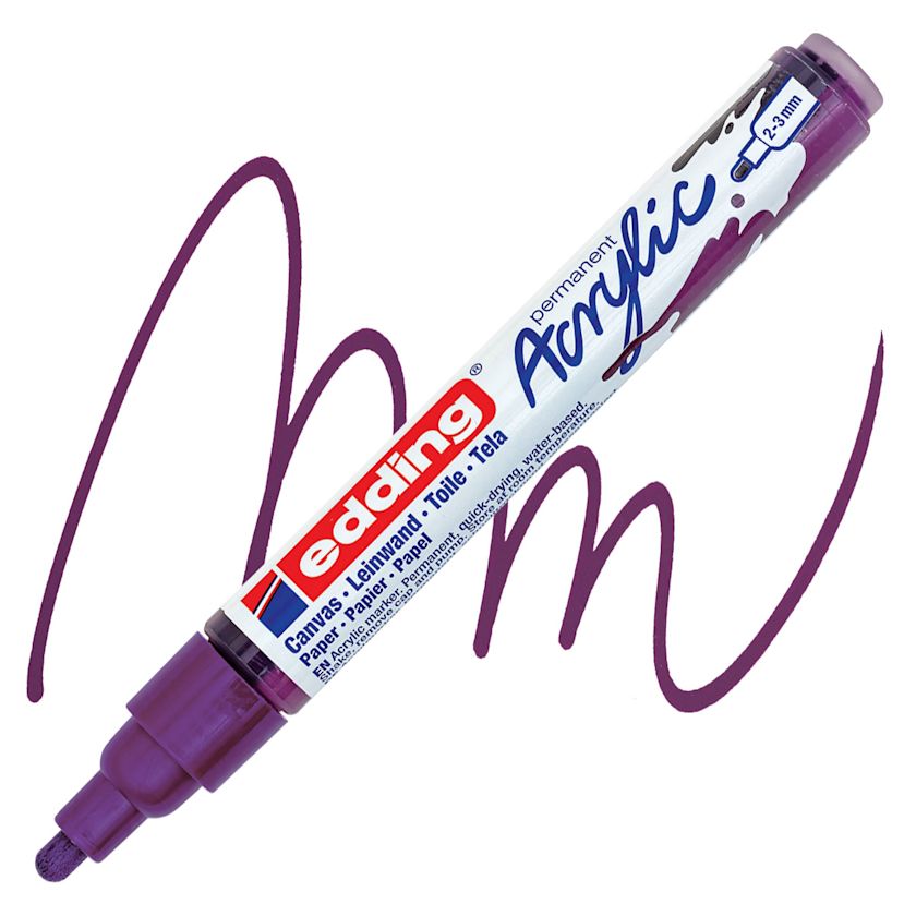 Edding Acrylic Paint Marker - Berry 910, Medium | BLICK Art Materials