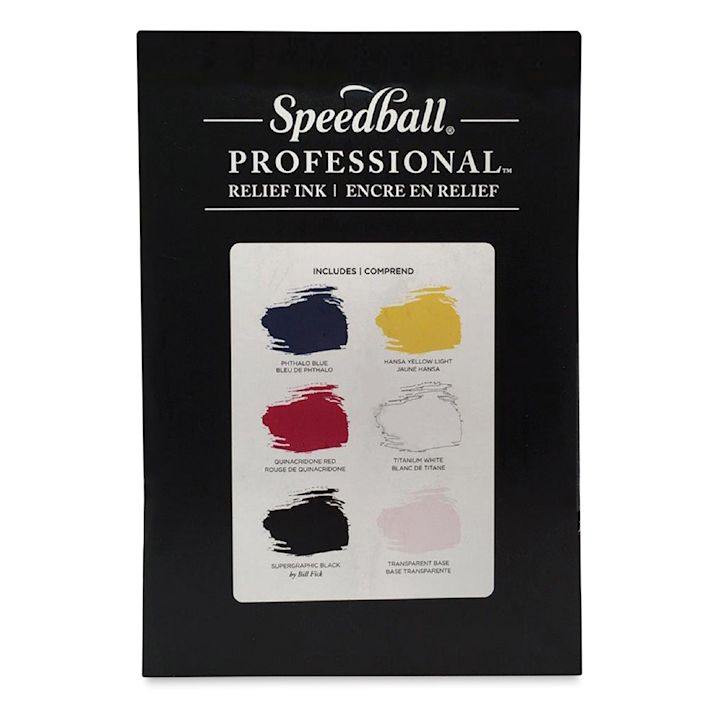 Speedball Professional Relief Ink - Set of 6 Colors, 8 oz each | BLICK ...