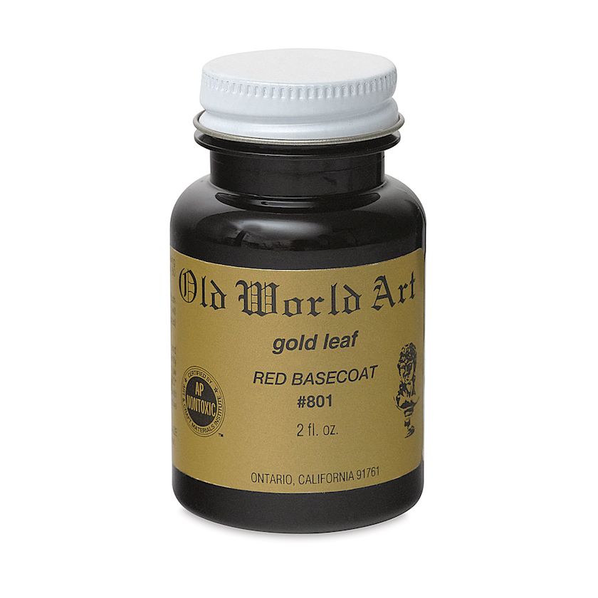 Old World Art Gold Leafing Red Basecoat | BLICK Art Materials