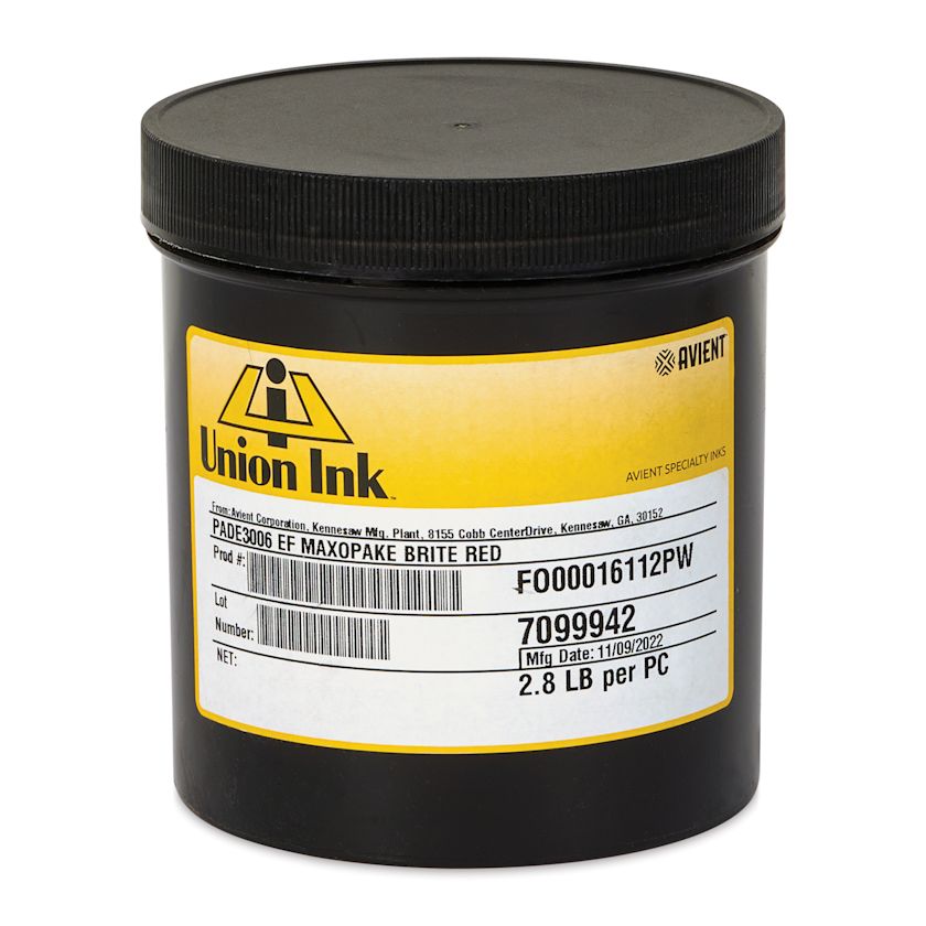 Union Maxopake Liberty Series Ink - Quart, Brite Red | BLICK Art Materials